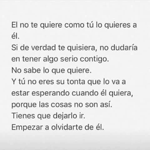 El No Te Quiere Como Tu Lo Quieres A El - FRASES.PW