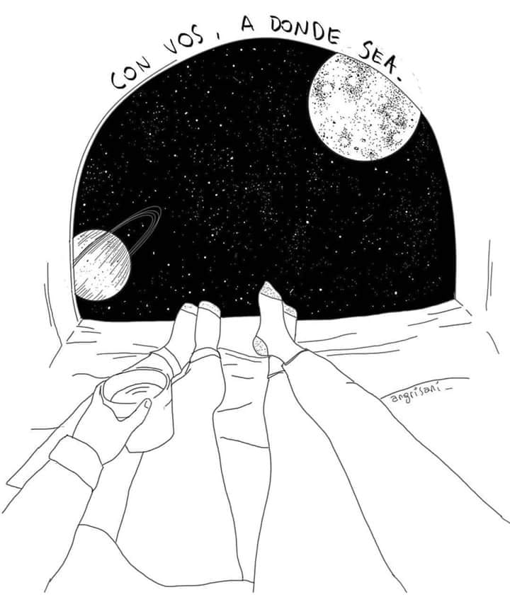Con Vos, A Donde Sea - FRASES.PW