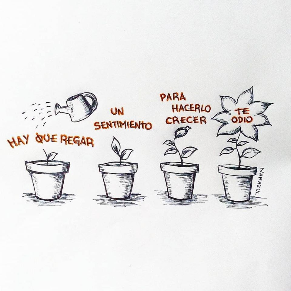 Hay que regar un sentimiento para hacerlo crecer - FRASES.PW