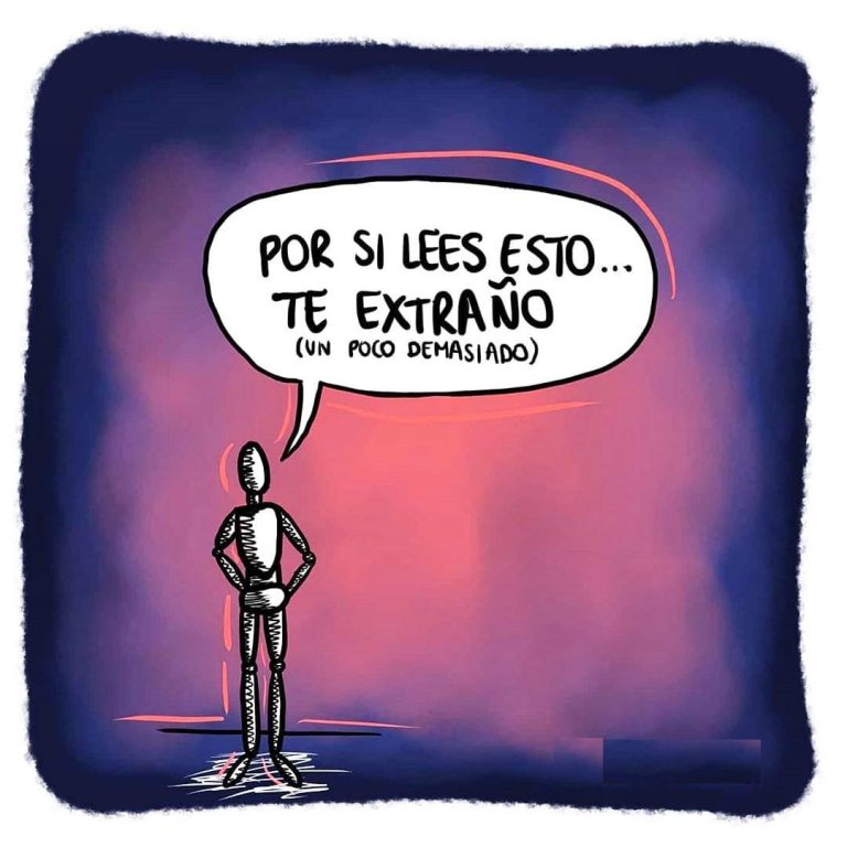 Por si lees esto… Te extraño un poco demasiado - FRASES.PW