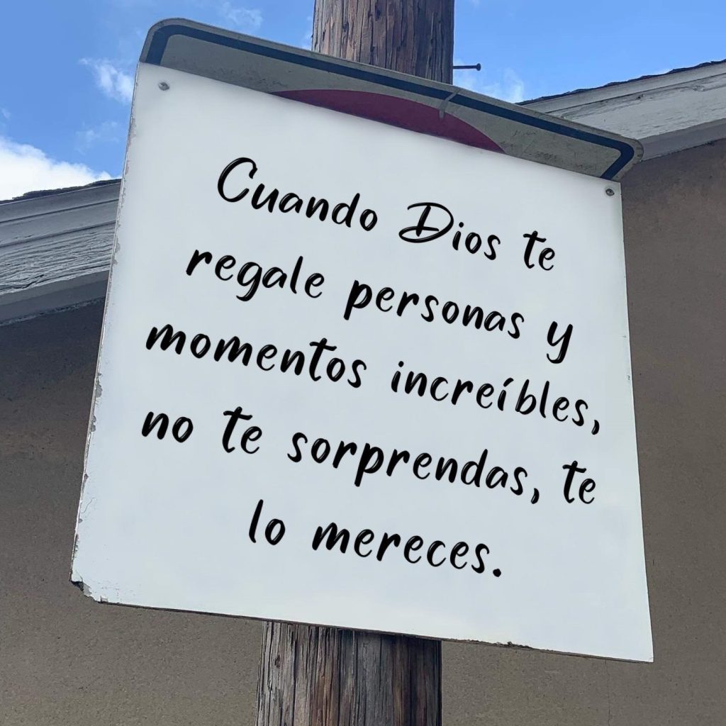 Cuando Dios te regale personas y momentos increíbles, no te sorprendas ...