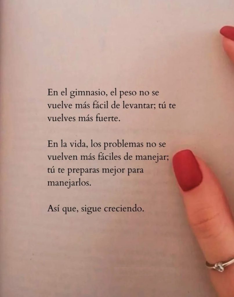 Así que, sigue creciendo - FRASES.PW